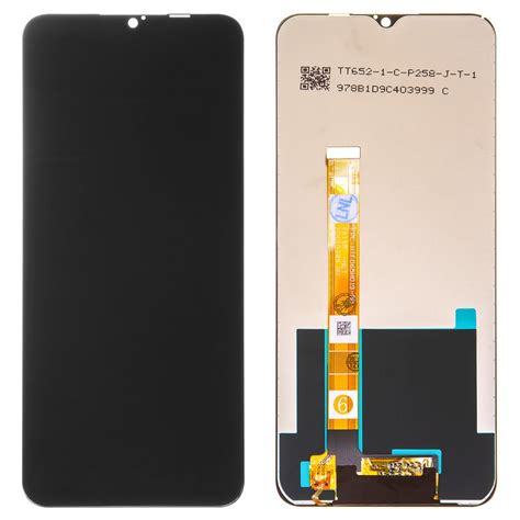 LCD Compatible With Realme C3 Black Without Frame Original PRC FPC HTF065H019 A0