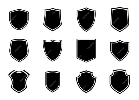 Premium Vector Shield Vector Collection Protect Shield Security Line Icons