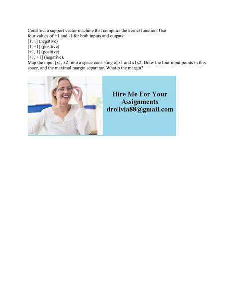 construct a support vector machine that computes the kernel function 1 pdf