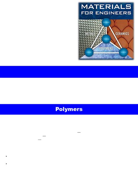 Lecture 19 Polymers Pdf Polymers Applied And Interdisciplinary