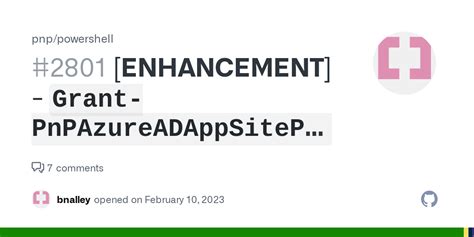 Enhancement `grant Pnpazureadappsitepermission` Doesnt Work With