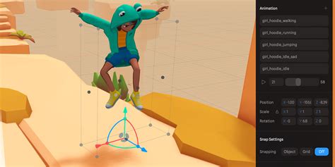 import animated objects