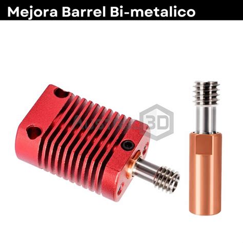 Austral 3d Rosario Kit Hotend Mk8 Con Barrel Bimetalico