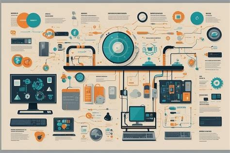 Premium Photo Illustration With Icons And Text Computer Engineering