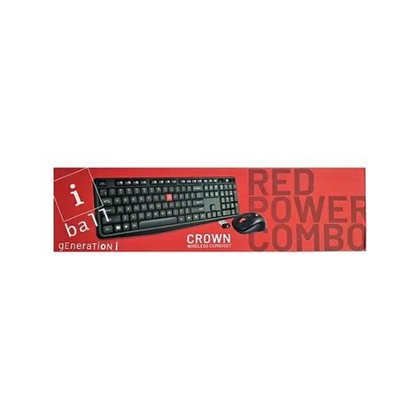Iball Keyboard Mouse Combo Wireless Crown Tirupati B2b