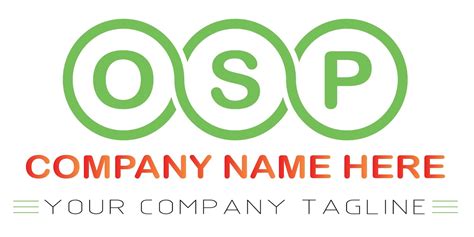 Premium Vector Osp Letter Logo Design