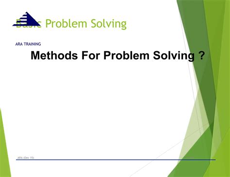 Basic 8d Problem Solving Tools Methodspptx