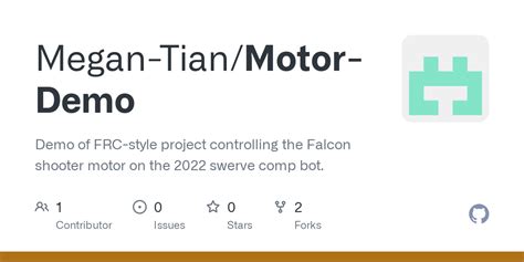 GitHub Megan Tian Motor Demo Demo Of FRC Style Project Controlling The Falcon Shooter Motor