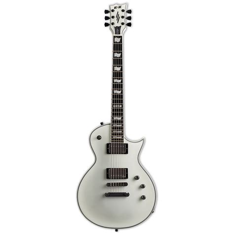 Esp E Ii Eclipse Snow White Satin Electric Guitar W Case