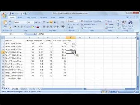 Excel 2007 Tutorial 2 Basic Spreadsheet Spreadsheet Tutorial Informative