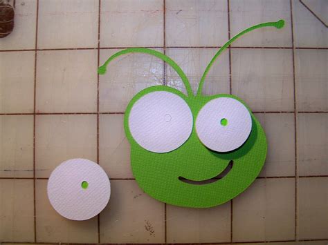 With Glittering Eyes Cricut Bug Altered Figure