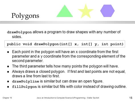 chapter 15java an introduction to computer science and programming walter savitch 1 chapter 15