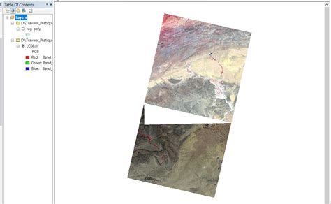 Problem Of Image Mosaic In Arcgis