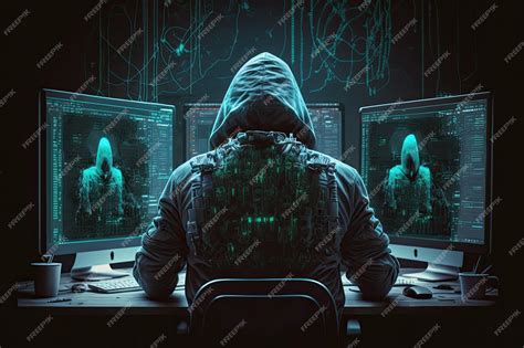 Premium Photo Dangerous Hacker Writing A Malware To Hack A Network