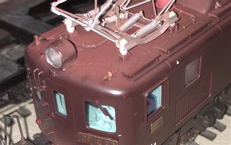その3 Ef10－23の加工 鉄道模型16番と国内および海外の鉄道写真