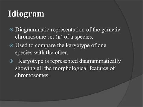 Karyotype Andidiogram Pptx Genetics Science