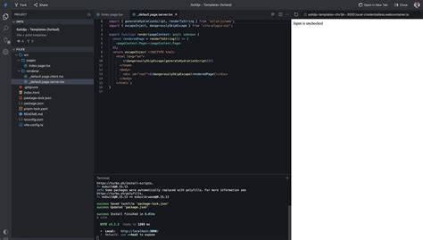 Solidjs Ssr With Hydration Cannot Read Properties Of Null Issue