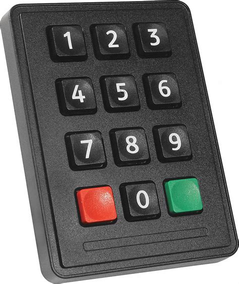STORM INTERFACE Keys IP Industrial Keypad UA BLK KEY Grainger