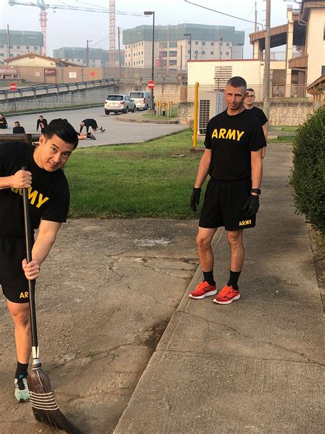 Usacisa P Spends Morning Pt Working At Beautification Of The New Old