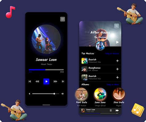 music player ui design by subhraranjan ui ux designer on dribbble