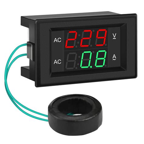 Buy Drokdrok Volt Amp Meter Ac 500v 200a Digital Voltmeter Ammeter Panel 039 Inches Led 2in1