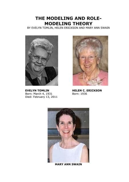 The Modeling And Role Theory Doc