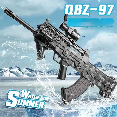 Lehui Qbz97 전기 연속 헤어 건 95 형 워터 스프레이 고압 자동 물 흡수 어린이 장난감 총 소년 Aliexpress
