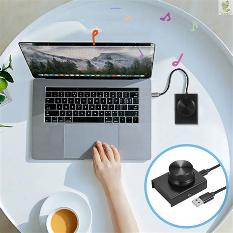 Usb Volume Control Knob One Key Mute Volume Controller For Computer
