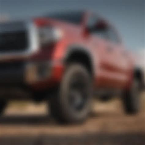 Bold Exterior Of The Toyota Tundra Diesel Truck