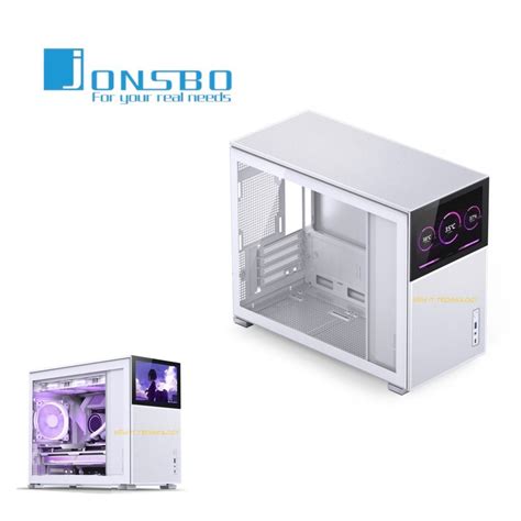 Jonsbo D Mesh Standard Screen Mesh Screen With Display Matx Desktop Pc Casing Black