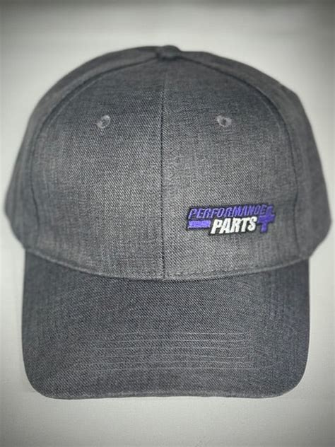 Performance Parts Plus Grey Cap Purple Logo — Performance Parts Plus
