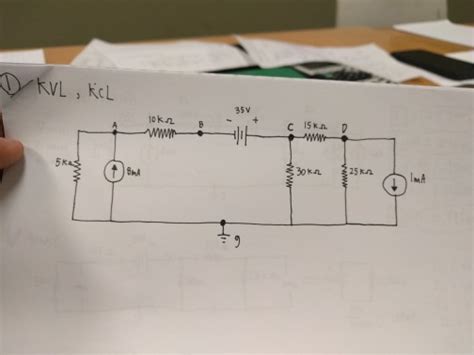 solved solve this using kvl kcl