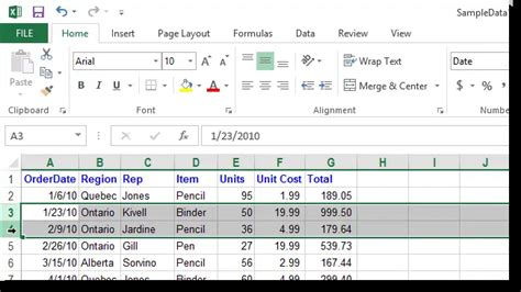 How To Hide And Show Hidden Rows And Columns In Excel 2013 Healthy