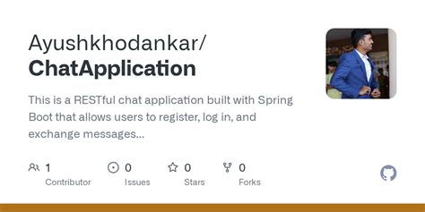 Github Ayushkhodankarchatapplication This Is A Restful Chat Application Built With Spring