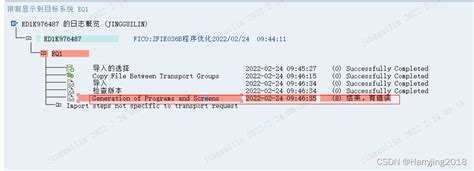 sap传输错误 sap 移送失败 csdn博客