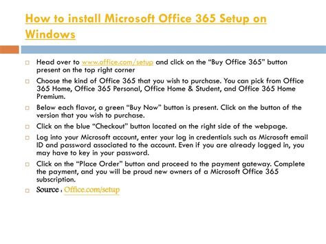 PPT How To Install Microsoft Office Setup On Windows PowerPoint Presentation ID