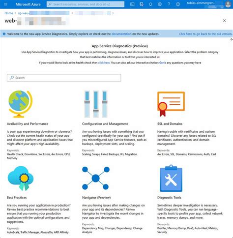 Azure App Service Diagnostics Diagnose Your Cloud Web Apps Easily