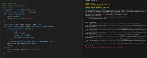 Nodejs Crushing The App After Throwing An Error Stack Overflow