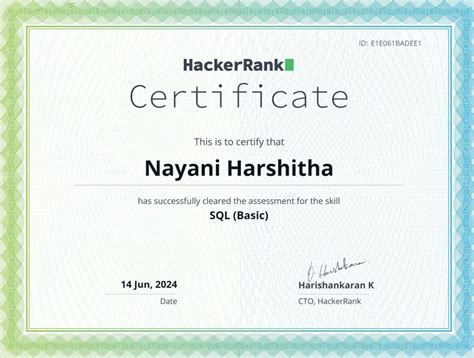 Sql Datamanagement Database Sqlcertification Hackerrank
