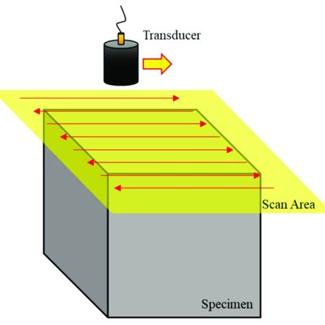 Experimental Setup For The Coupon Specimen Using The Pulse Echo Method