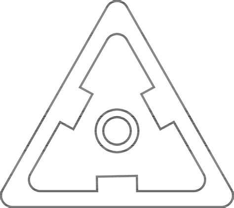 Trangular Shape Of Spinner Toy In Stroke Style 24378681 Vector Art At Vecteezy