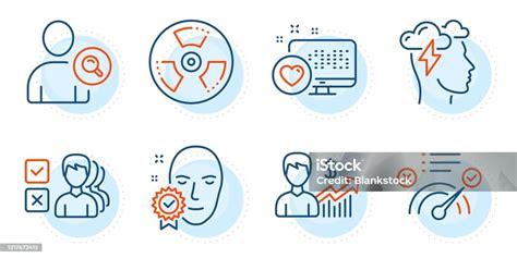 정답 마음 챙김 스트레스 및 비즈니스 성장 아이콘 설정 벡터 교육에 대한 스톡 벡터 아트 및 기타 이미지 교육 리더십 벡터 Istock