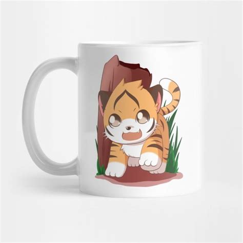 Mug Motif Cute Chibi Tiger Cute Chibi Mugs Chibi