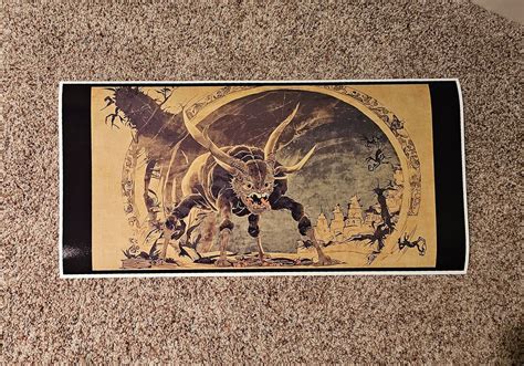 Spider Bull Yokai 12 X 24 Poster Oriental Nioh Asian Game Room Sekiro
