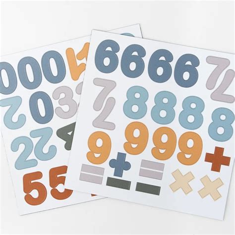 Magnetic Numbers Set ''Caramel Blue'' – folk berlin