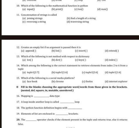 Which Of The Following Is The Mathematical Function In Python A Input0