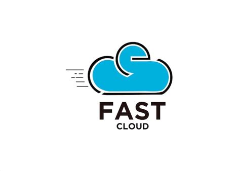 Premium Vector Cloud Data Storage Web App Logo Design Template