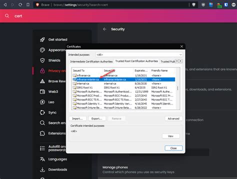 Browser Shows Invalid For One Certificate Signed By An Interim Ca But Does Not For Others R