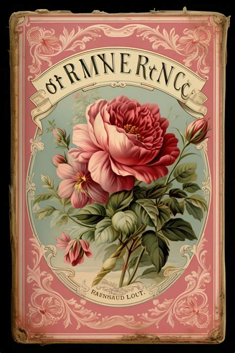 Ai数字艺术情人节欧式复古插画 花瓣网