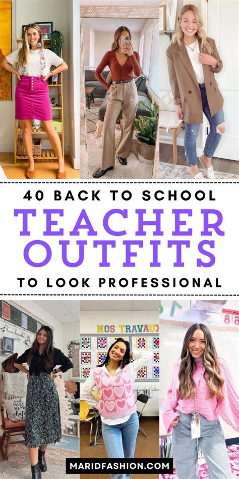 40 Stylish And Professional Back To School Teacher Outfitsootd Ideas Teacher Outfits